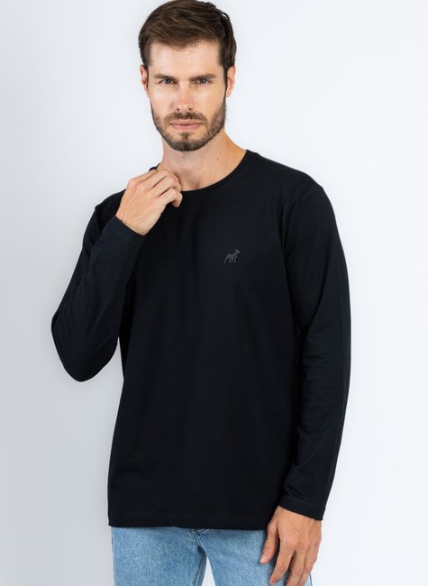 Camiseta Basic Manga Longa Bullf