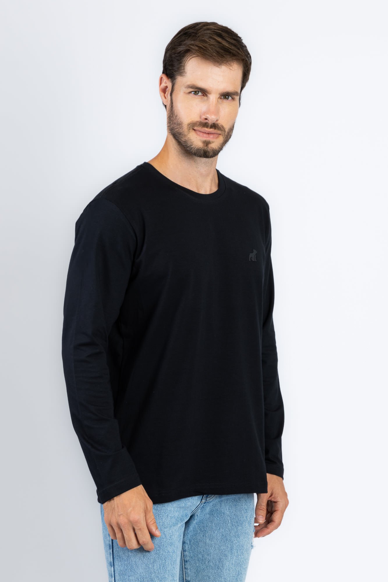 Camiseta Basic Manga Longa Bullf