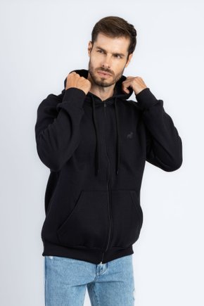 Casaco Ziper Basic Logo Bullf